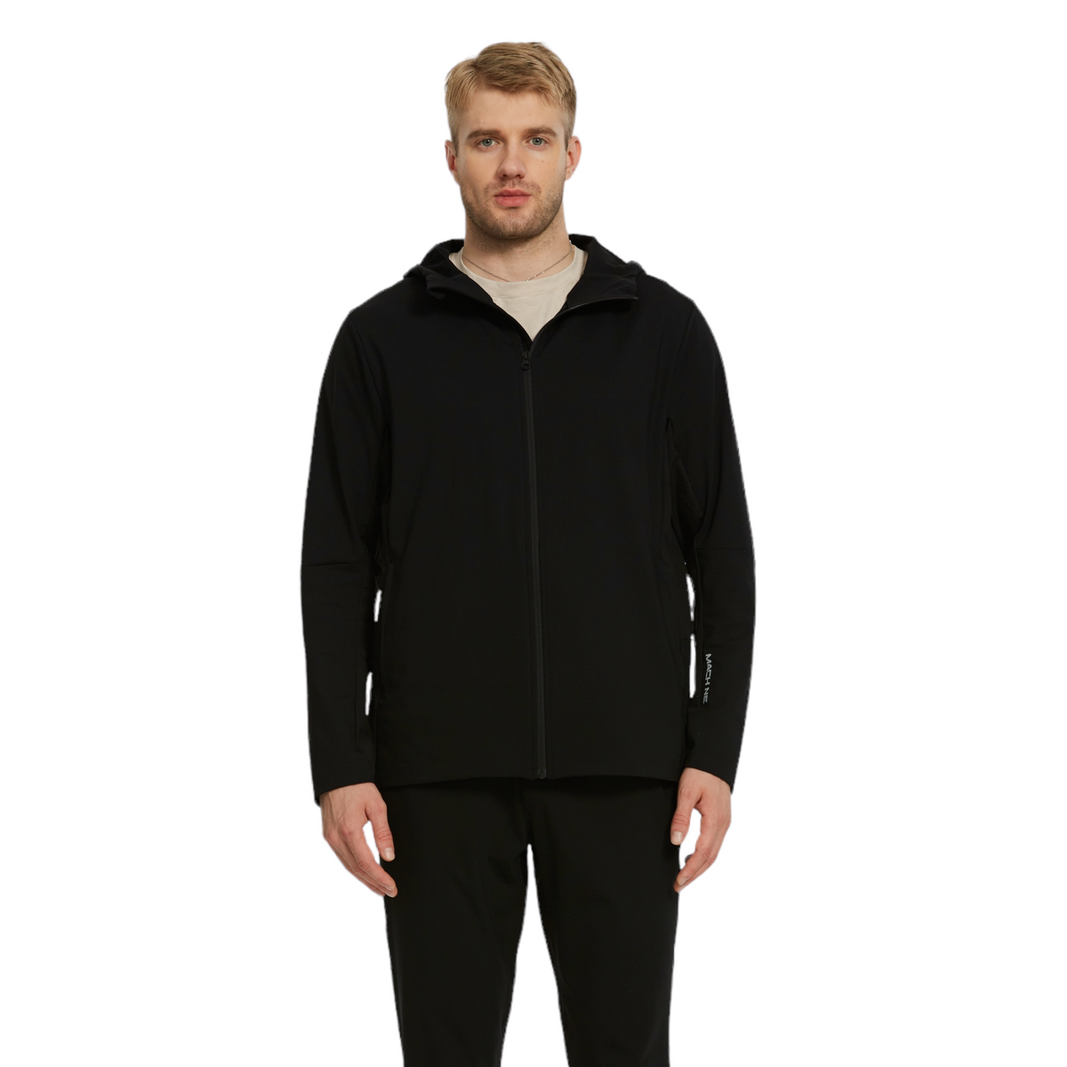 Rockefeller running jacket - Black – Machine Clothing Company